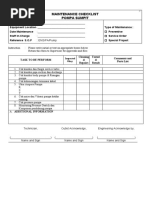 Preventive Maintenance Checklist Ups | PDF | Electric Power System ...