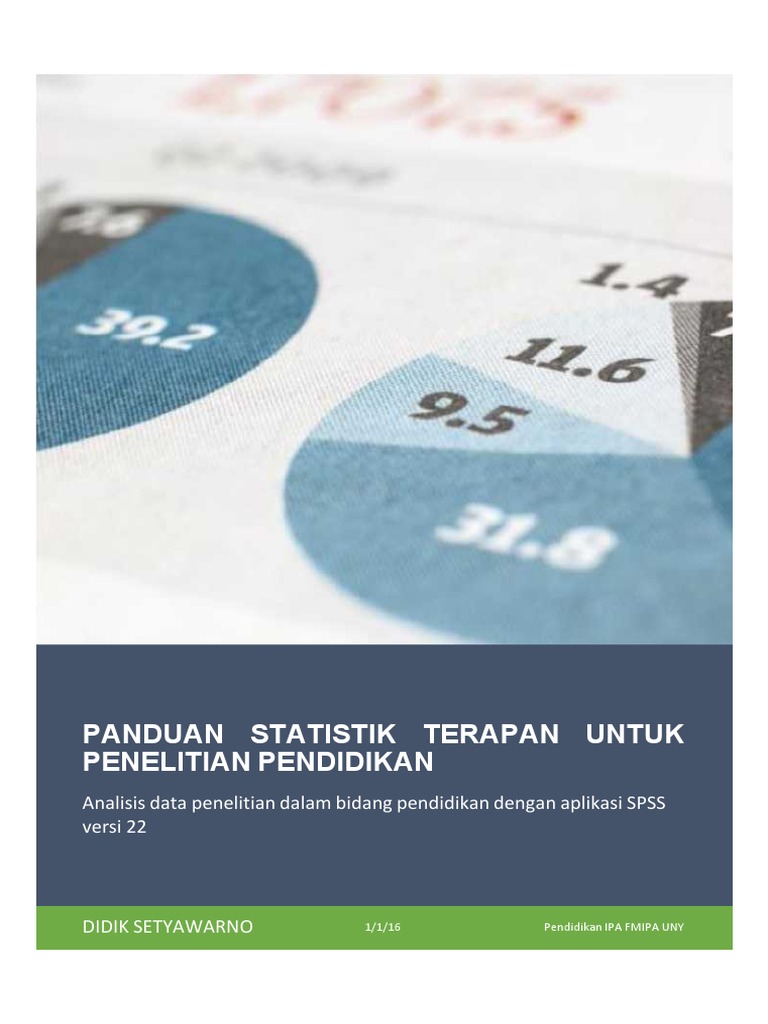 Panduan SPSS 22 | PDF | Bisnis | Metode & Bahan Ajar