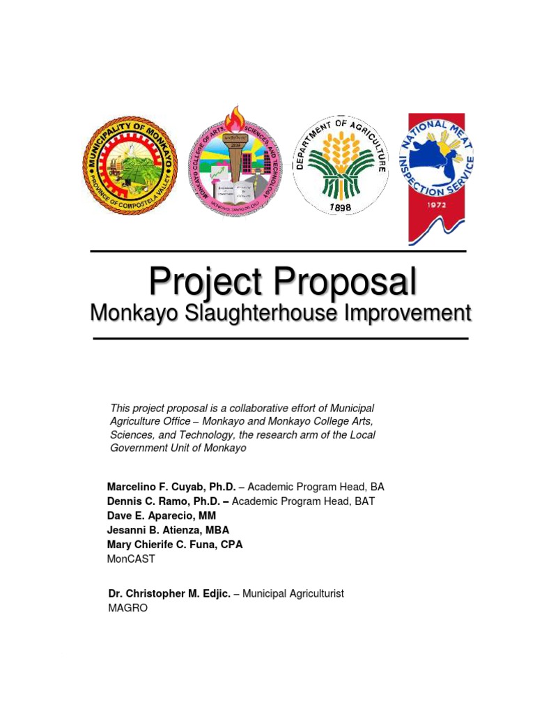 PROJECT PROPOSAL - Monkayo Slaughterhouse Improvement | PDF ...