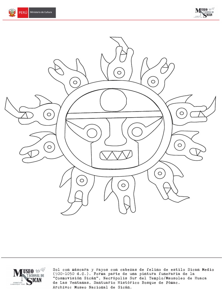 Iconos Sican para Colorear | PDF