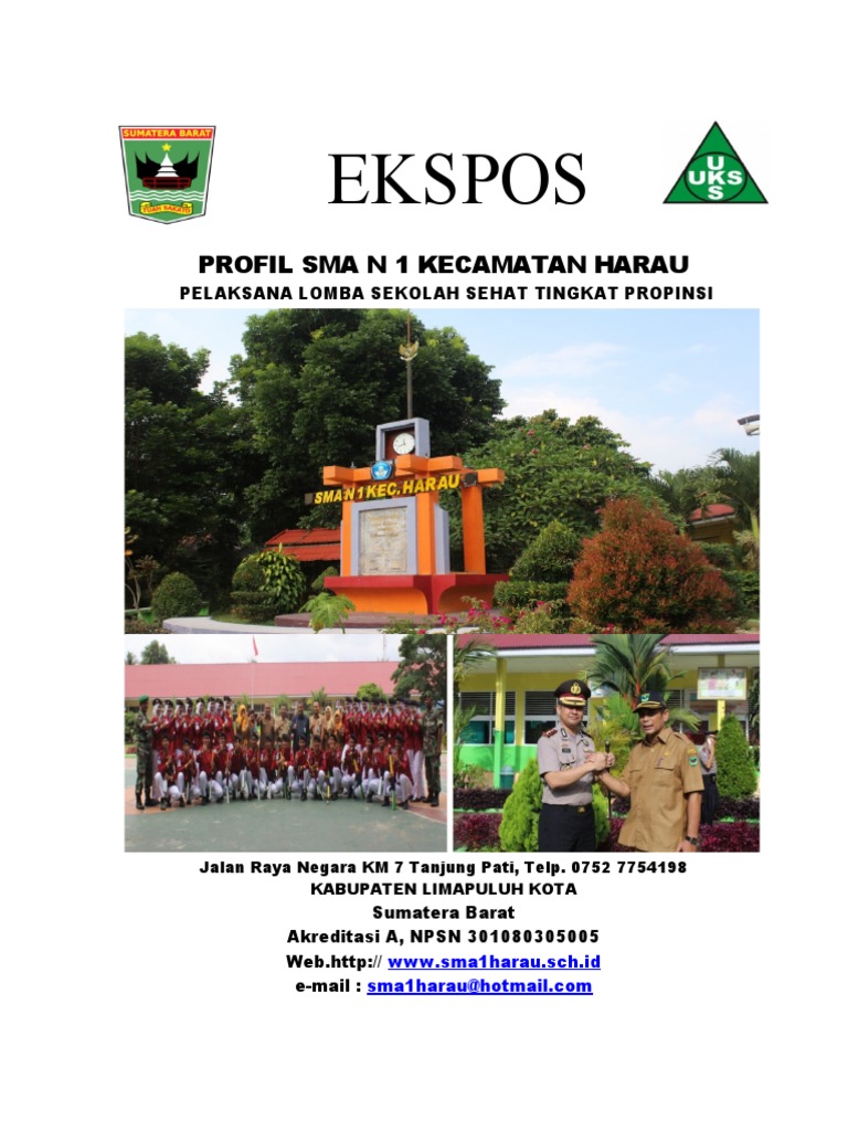 EKSPOS Dan Laporan Sma N 1 Kec. Harau 2015 | PDF