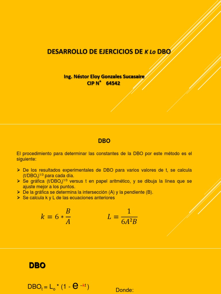 Cálculo de DBO y Métodos de Análisis | PDF | Aguas residuales | Efluente