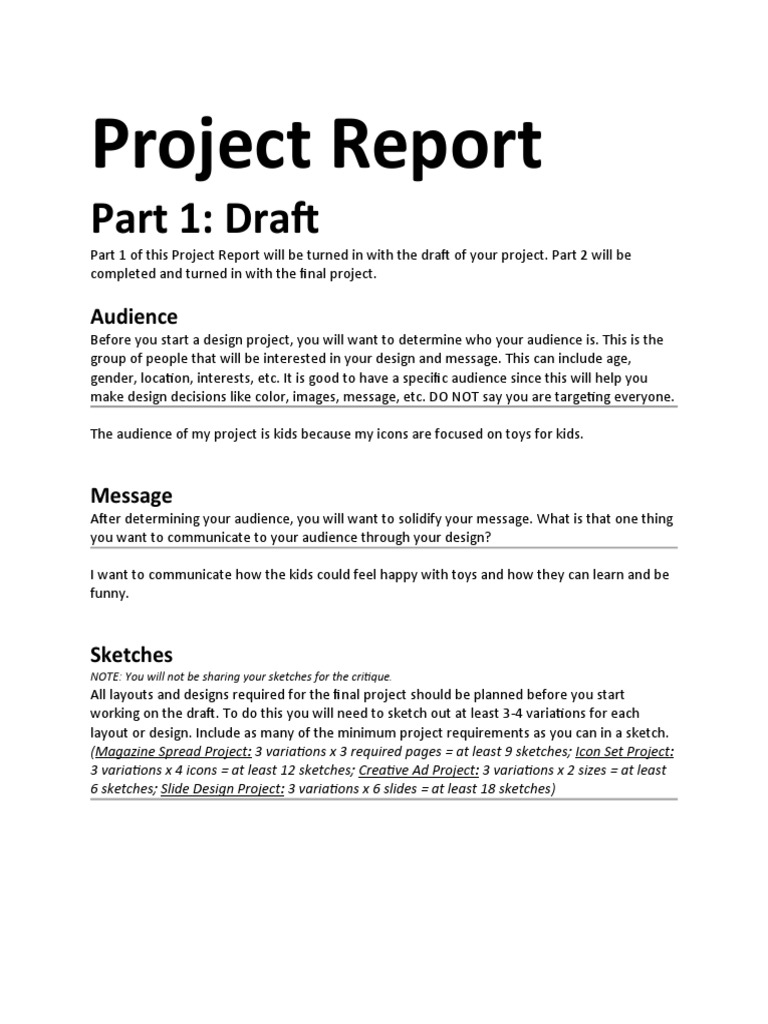 Project Report-W3-Alain Catari | PDF | Typefaces | Creative Commons License