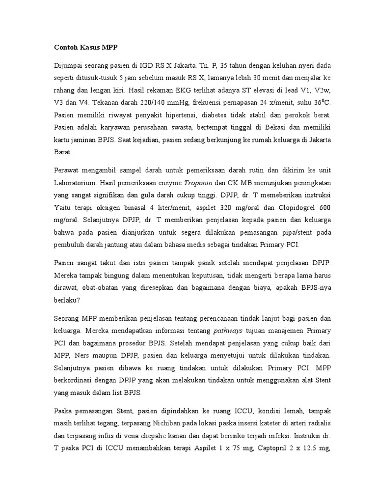 Contoh Kasus MPP | PDF