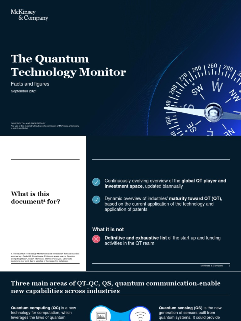 McKinsey Quantum Technology Monitor 2021 | PDF | Venture Capital ...