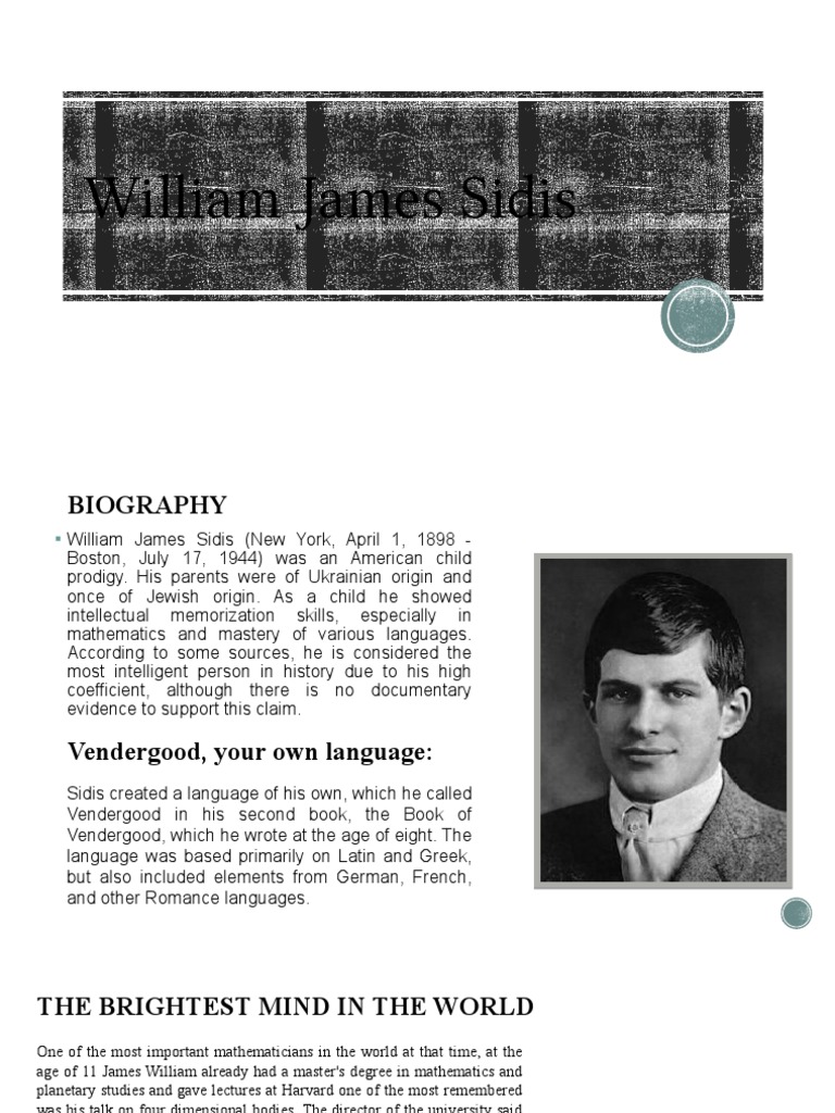 William James Sidis | PDF
