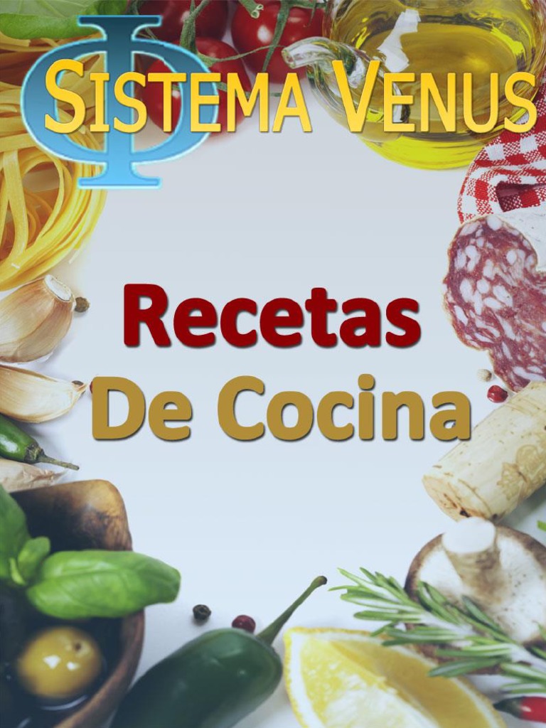 Recetas de Cocina Venus | PDF | Salsa de tomate | Panes