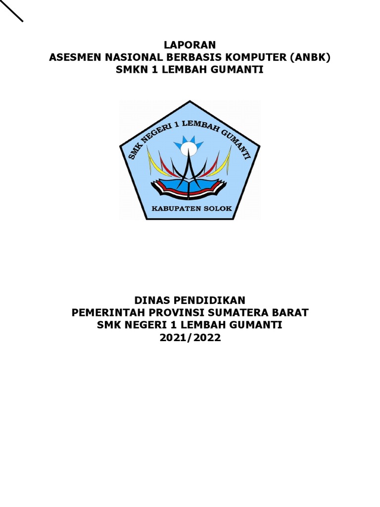 Laporan Anbk 2021 | PDF