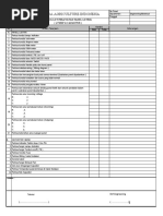 FORM Checklist Panel Listrik | PDF