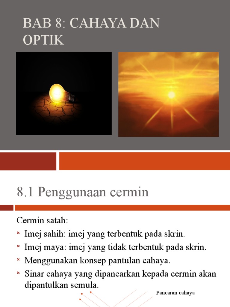 Sains T1B8 CAHAYA DAN OPTIK | PDF
