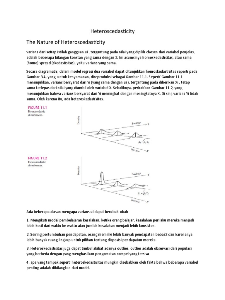 Heteroscedasticity | PDF
