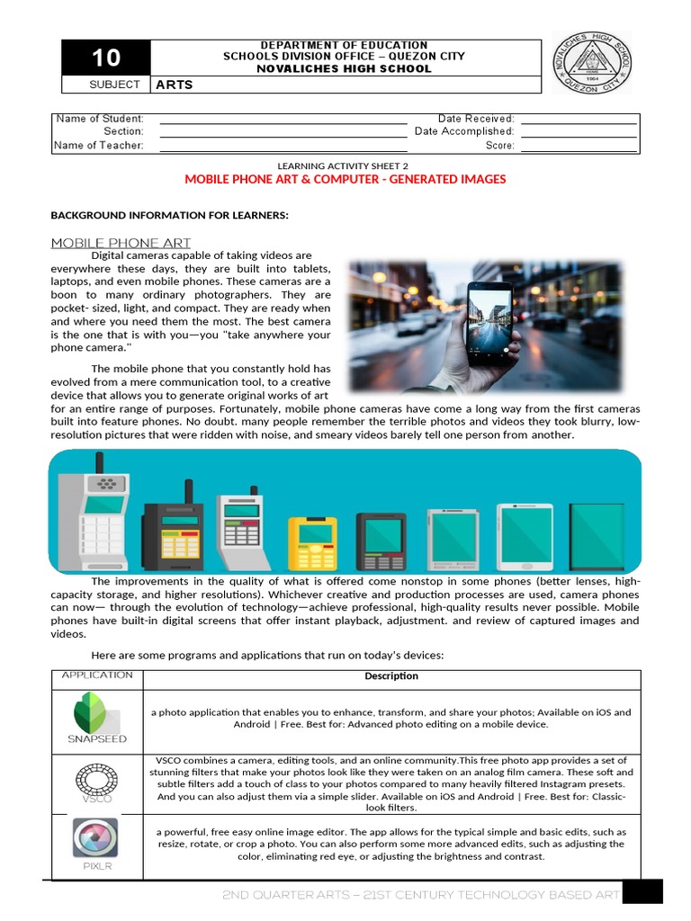 Mobile Phone Art & Computer-Generated Images | PDF | Computer Graphics ...