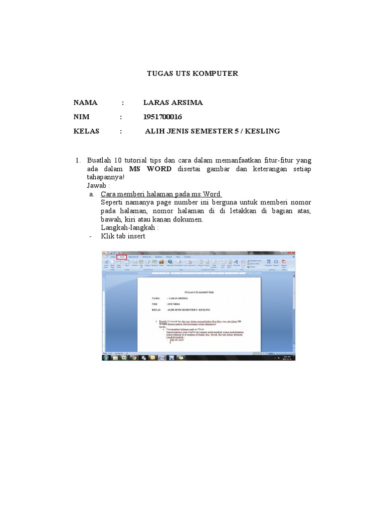 Tutorial Komputer Ms Word Excel Power Point Pdf