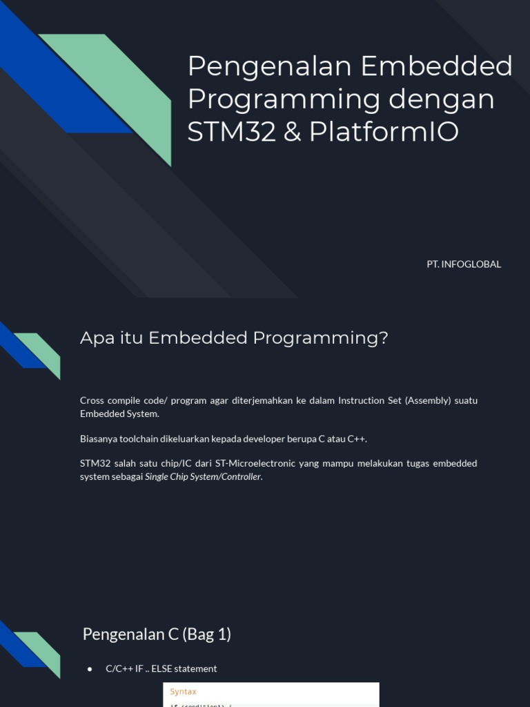 Pengenalan STM32 & PlatformIO | PDF