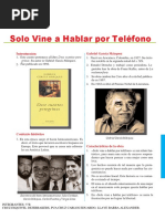 Solo Vine A Hablar Por Telefono | PDF | Gabriel García Márquez
