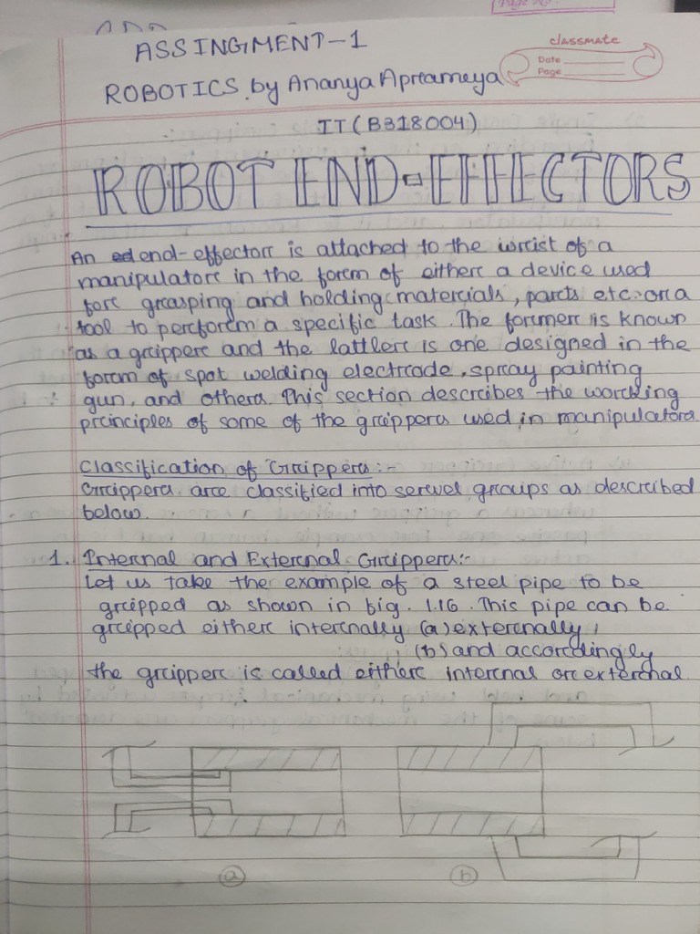 Robotics Assignment Overview | PDF