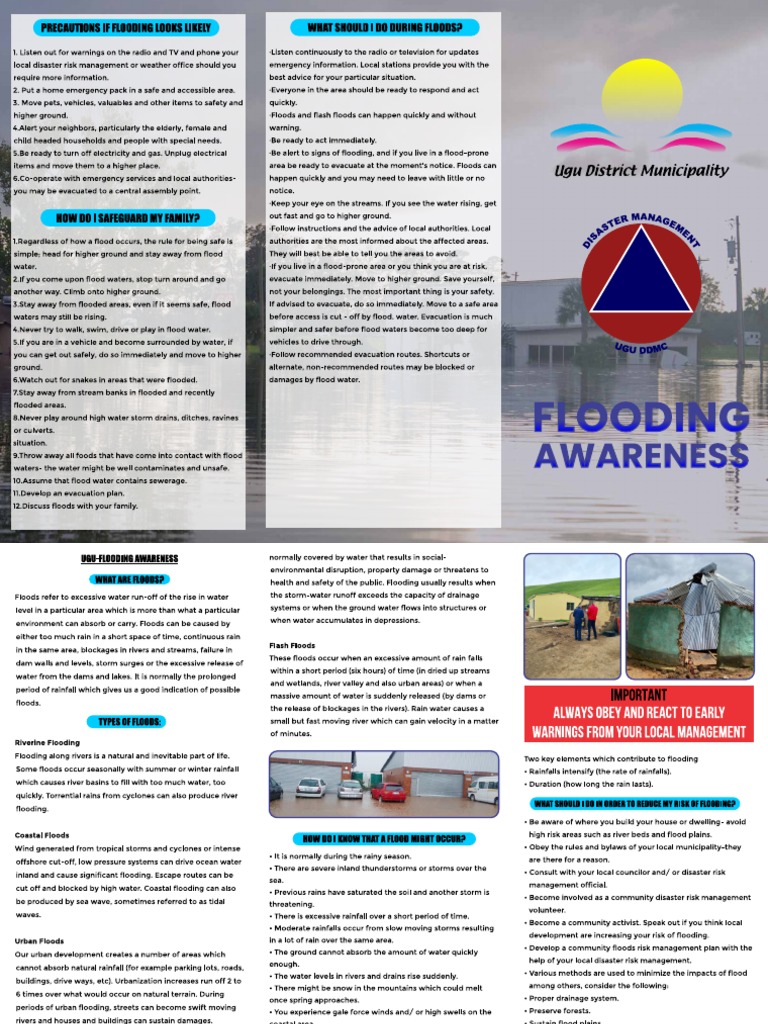 Ugu Flooding Awareness | PDF