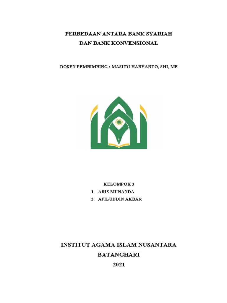 Makalah Perbedaan Bank Syariah Dan Bank Konvensional | PDF
