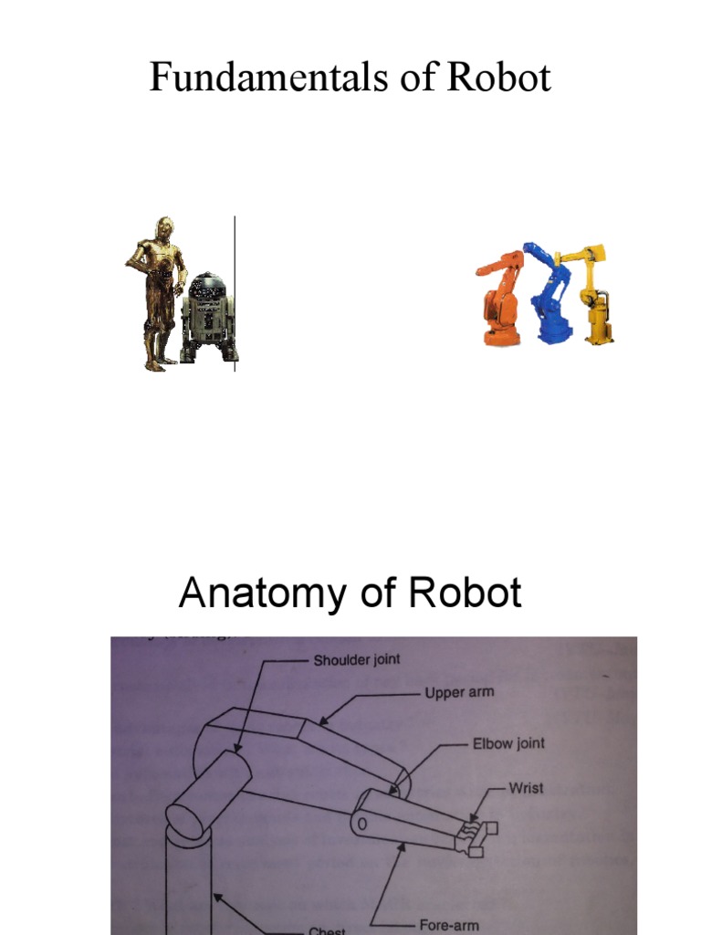 Chapter 1 Fundamentals of Robot | PDF | Robot | Robotics Chapter 1 Fundamentals of Robot | PDF | Robot | Robotics