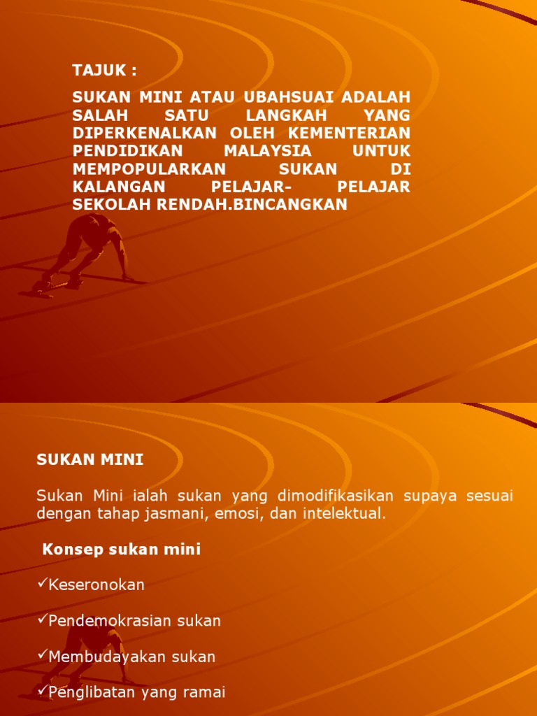 Sukan Mini | PDF