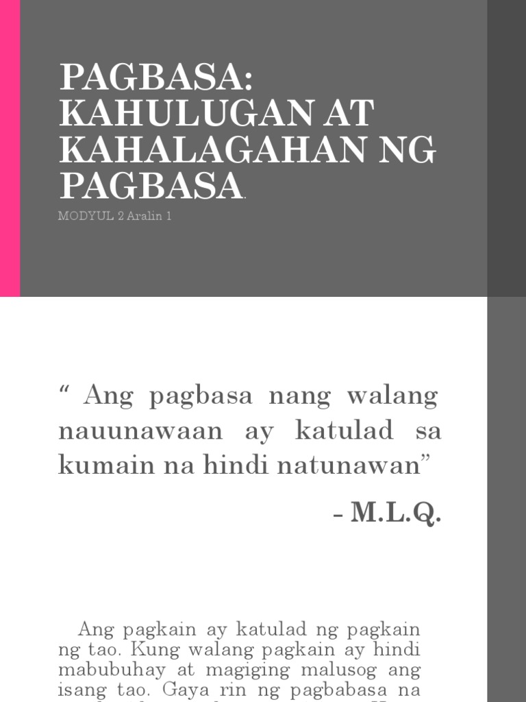 PAGBASA | PDF