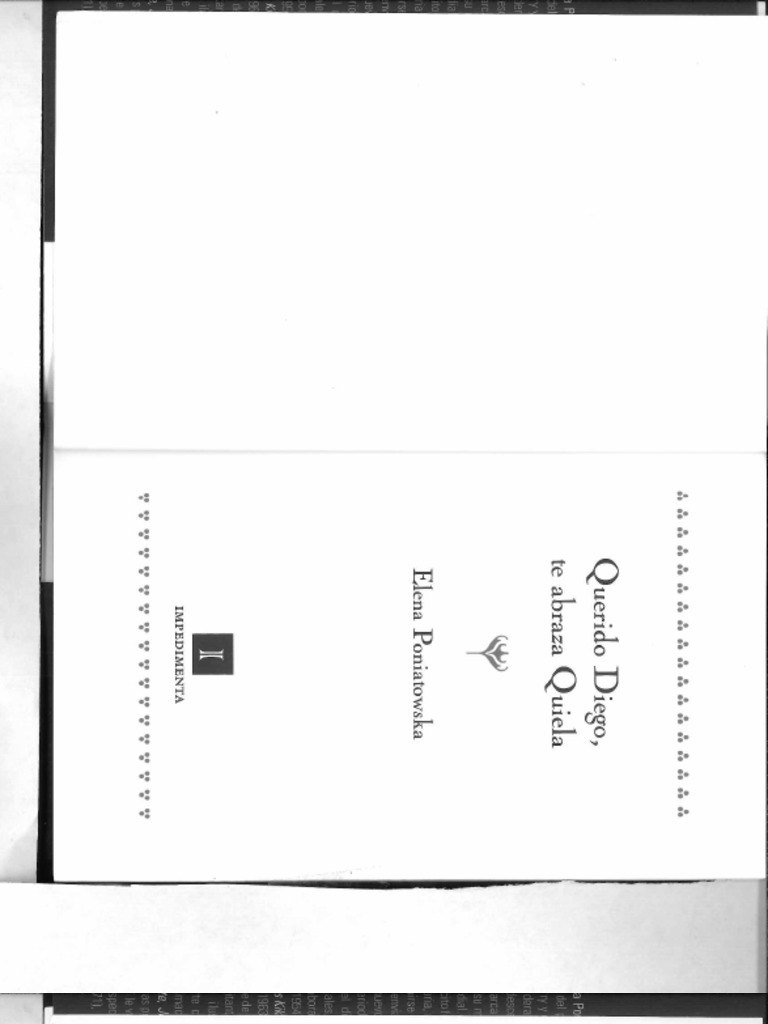 Elena Poniatowska Querido Diego | PDF