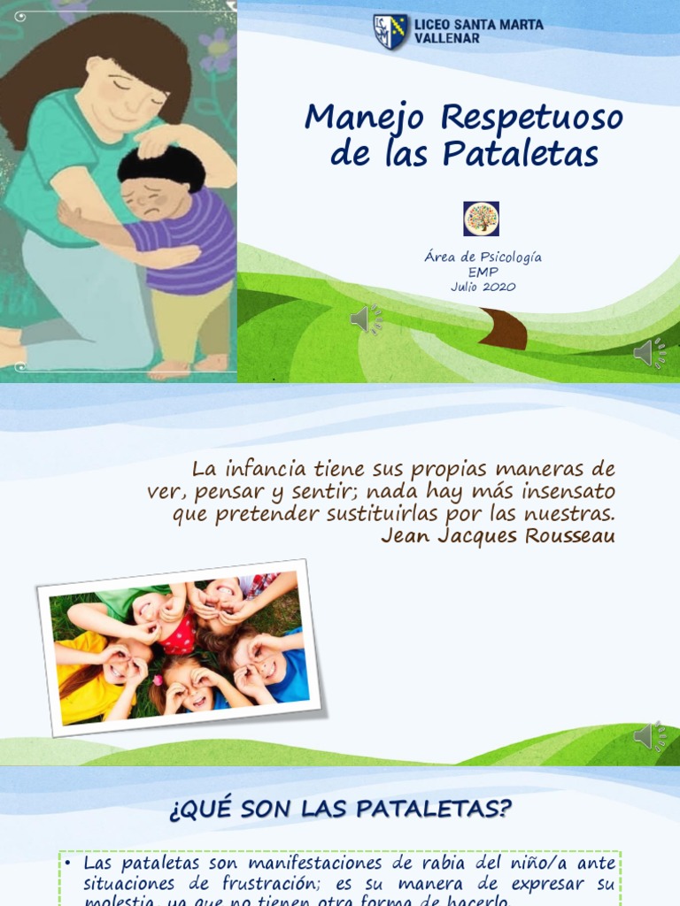 Manejo Respetuoso de Las Pataletas | PDF | Las emociones | Aprendizaje Manejo Respetuoso de Las Pataletas | PDF | Las emociones | Aprendizaje