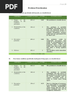 Ranking, Prioritization and Scaling, FNCP | PDF | Nursing | Business