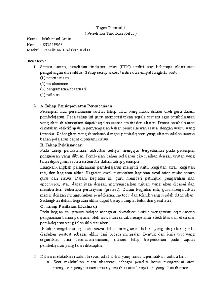 Tugas Tutorial 1 (PTK) | PDF