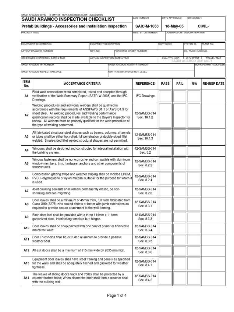 Saic M 1033 | PDF | Door | Welding
