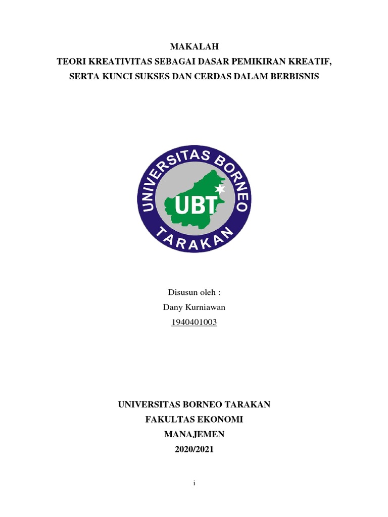 MAKALAH - Dany Kurniawan - 1940401003 | PDF