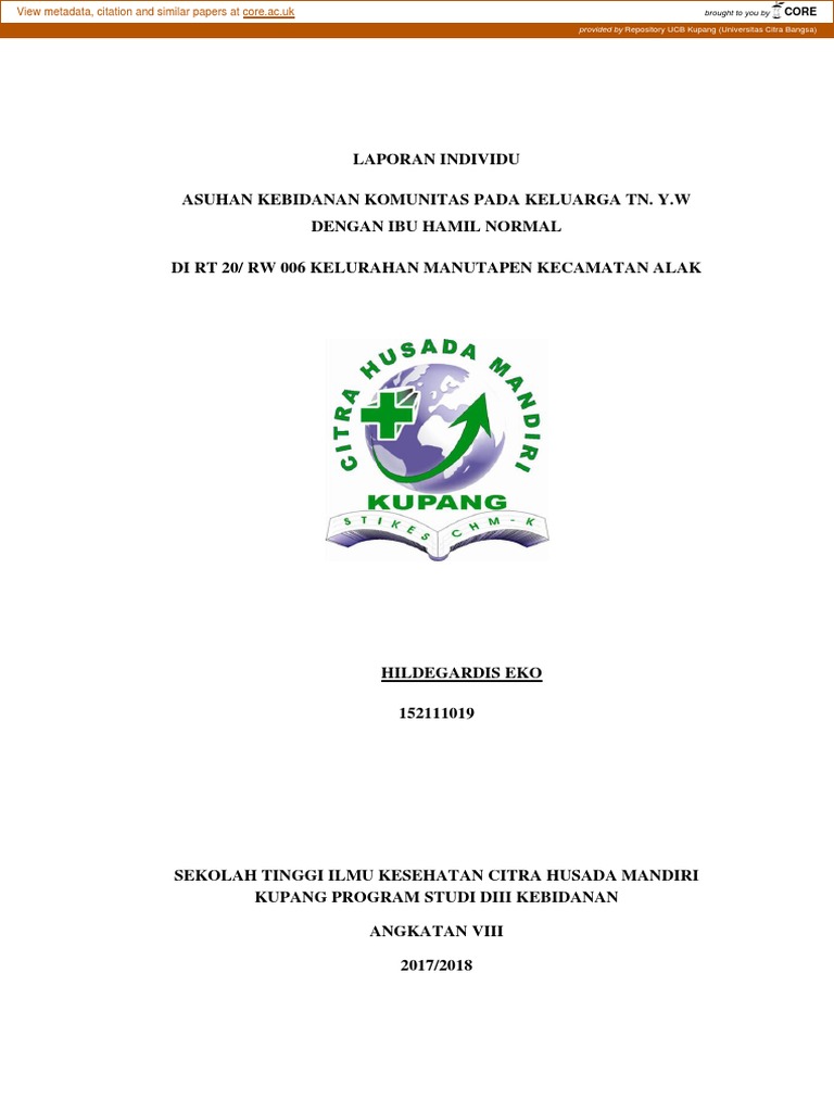 Provided by Repository UCB Kupang (Universitas Citra Bangsa) | PDF