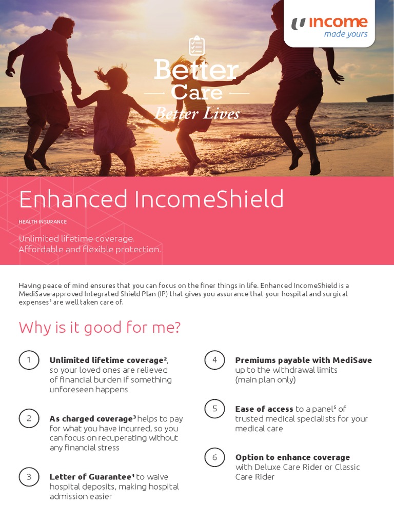 Enhanced IncomeShield Brochure (Eng) | PDF | Deductible | Hospital