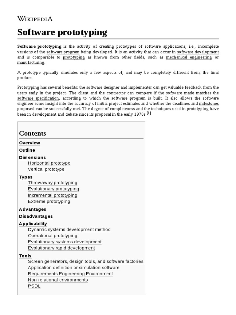 Software Prototyping | PDF | Software Prototyping | Computing
