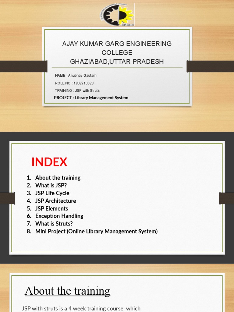 Ajay Kumar Garg Engineering College Ghaziabad, Uttar Pradesh: PROJECT ...