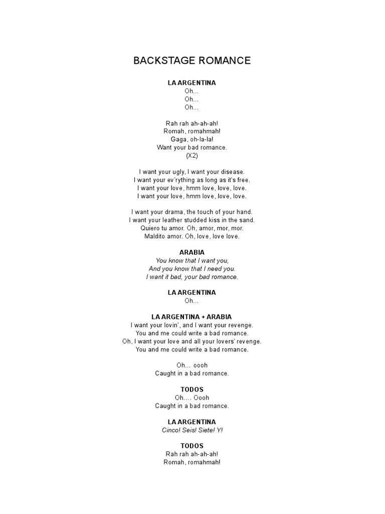 Backstage Romance: La Argentina | PDF | European Music | Hungarian Music