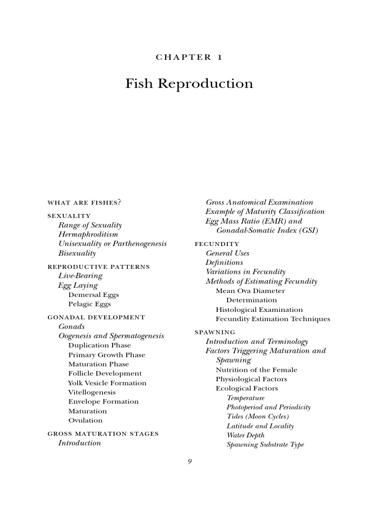 Fish Reproduction: What Are Fishes? Sexuality | PDF | Spawn (Biology ...