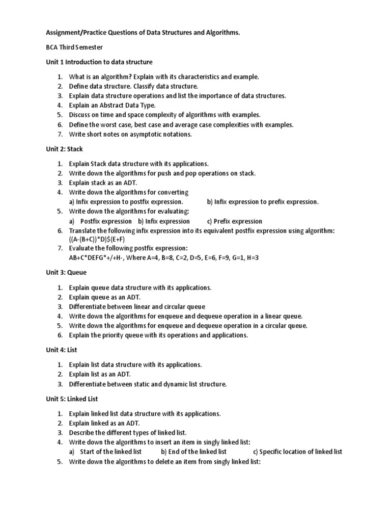 A Comprehensive Review of Key Data Structures and Algorithms Concepts ...