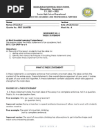 Eapp - Module 1 - Lesson 1 | PDF | Subject (Grammar) | Word