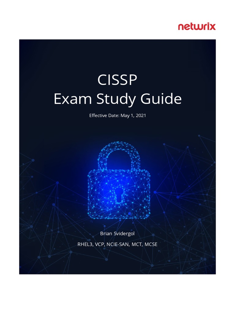 CISSP Study Guide 2021 | PDF | Information Security | Risk