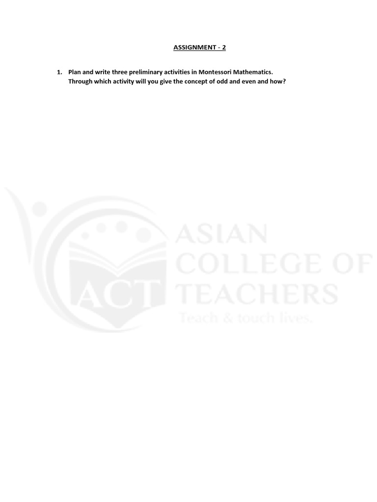 Itd Assignment 2 | PDF