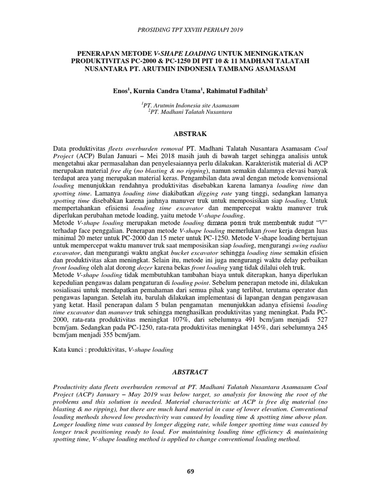 Penerapan Metode V-Shape Loading Untuk Meningkatka | PDF