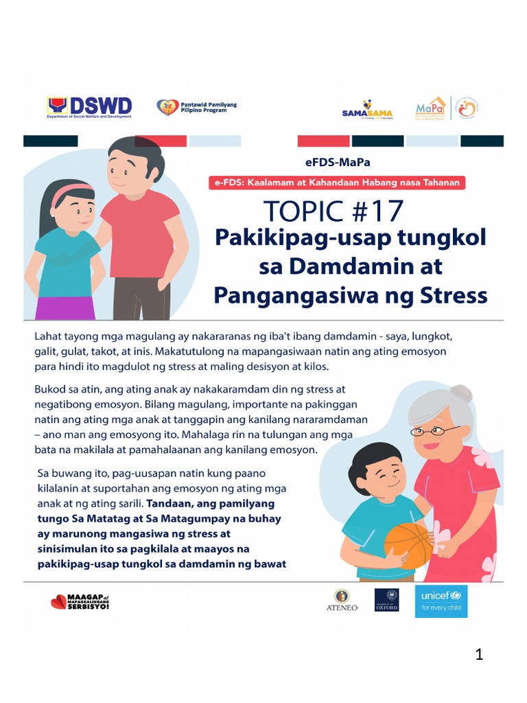 PDF MaPa 2 Pakikipag Usap Tungkol Sa Damdamin at Pangangasiwa NG Stress ...