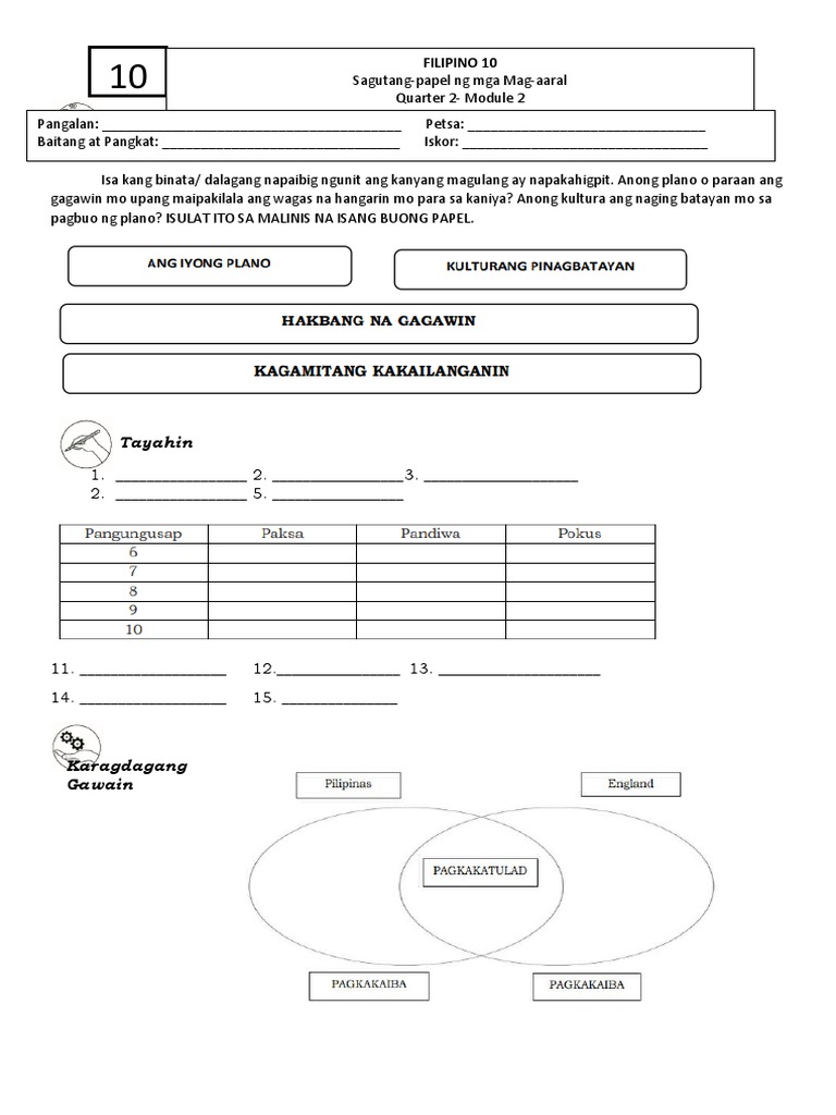 Activity Sheet m2-q2 | PDF