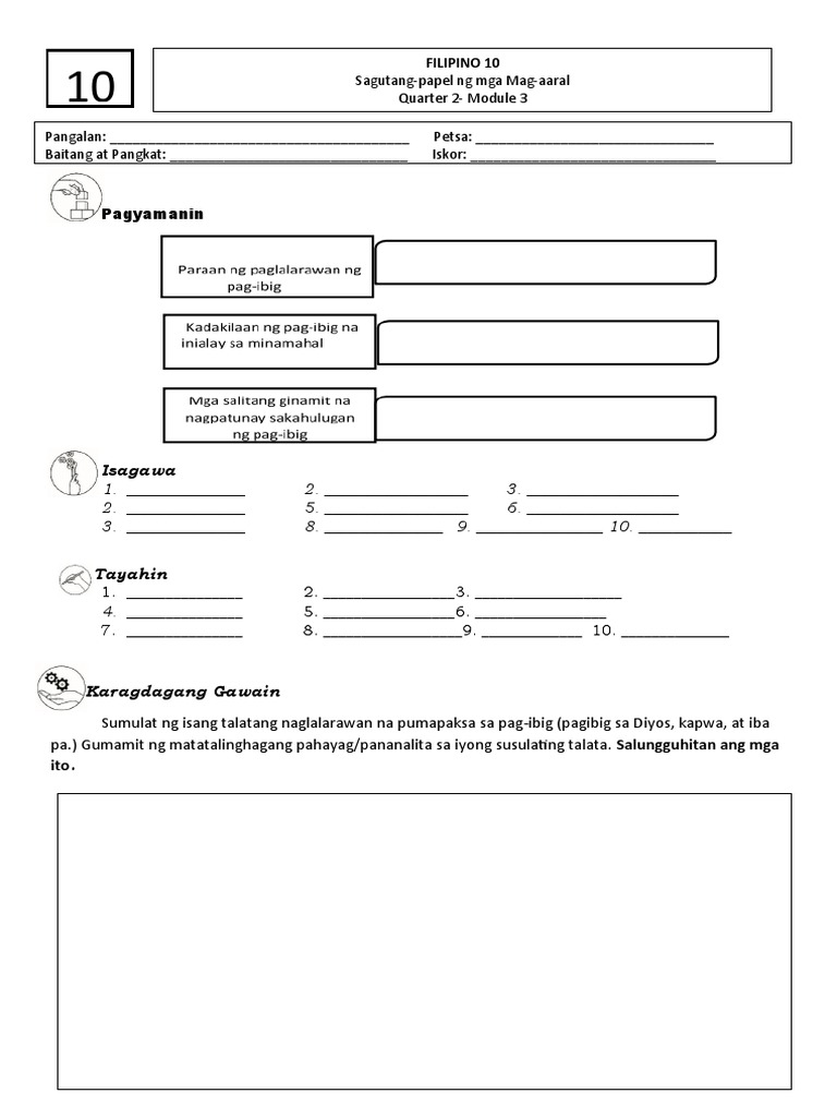 Activity Sheet m3-q2 | PDF