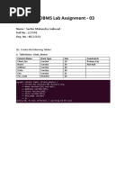 CS403P Assignment | PDF | Sql | Data