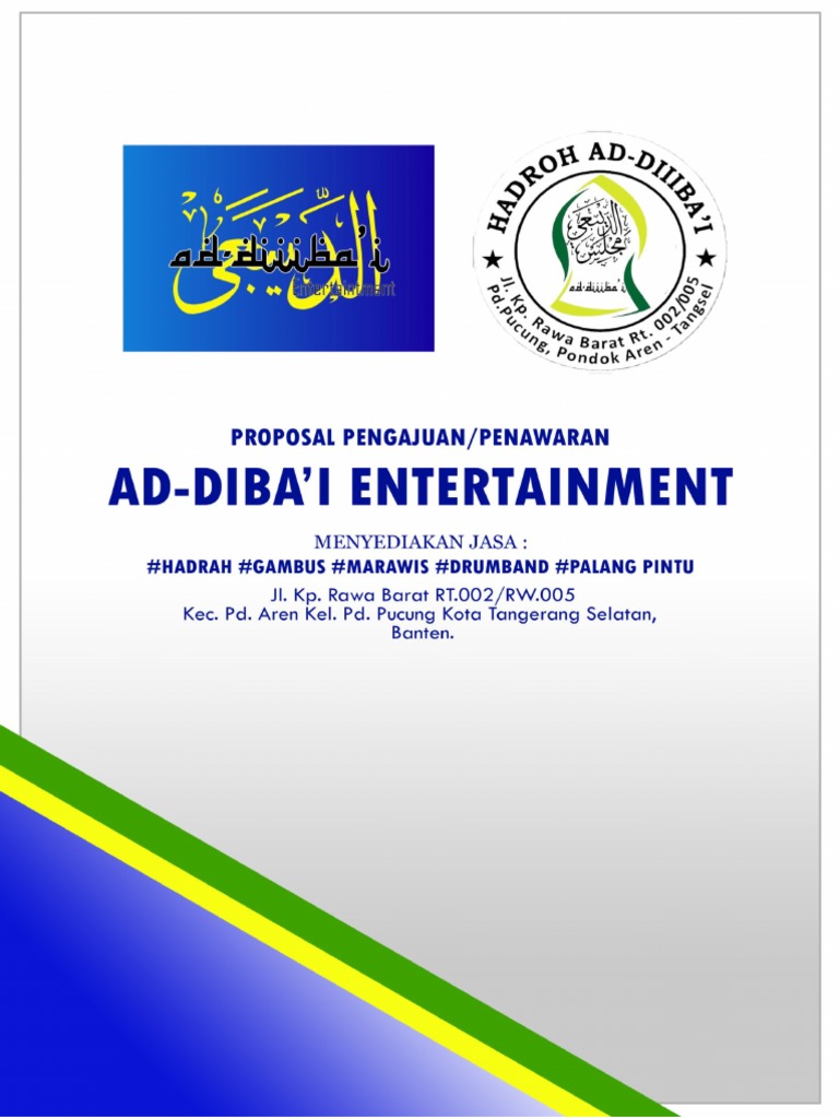 Proposal Ad-Diba'i | PDF