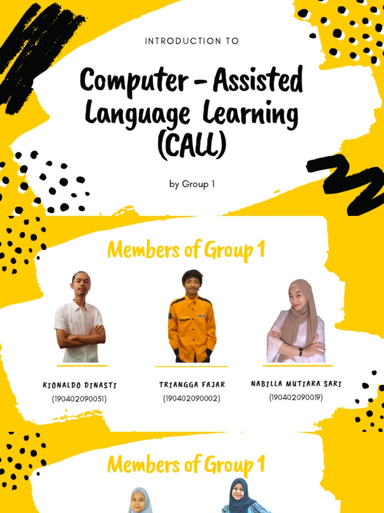 Definition of CALL Group 1 | PDF | Computer Mediated Communication ...