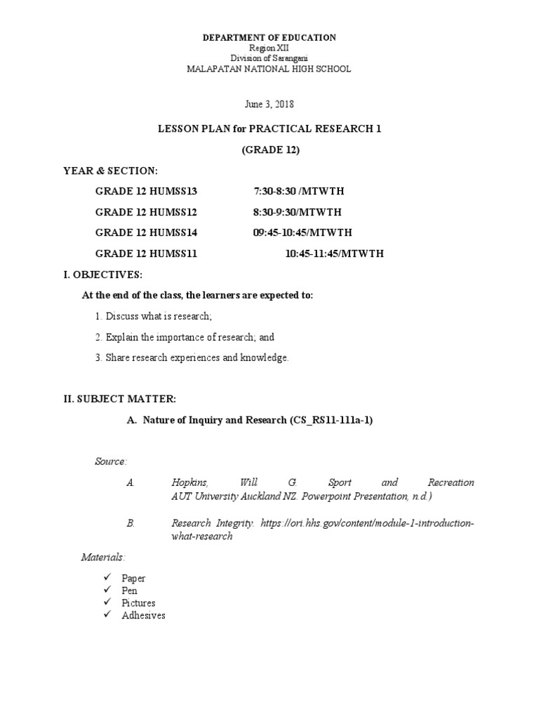 Discuss What Is Research 2. Explain The Importance of Research and 3 ...