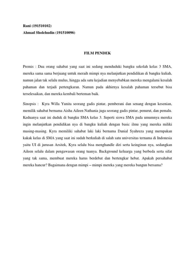 Script Film Kyra Dan Aileen | PDF